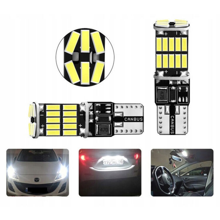 LED T10 CANBUS 26 CHIPS - Luces Guatemala