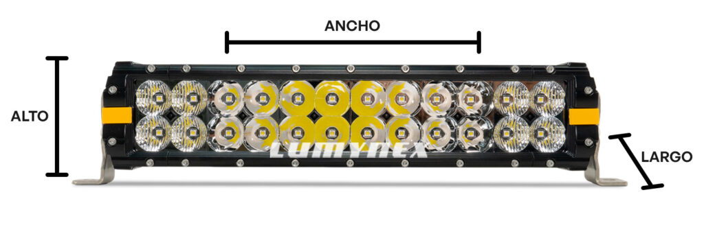 BARRA LED G3 5 PULGADAS AMARILLA | Luces Guatemala